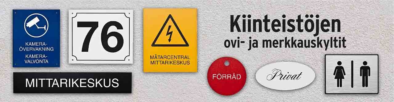 Kyltit kaikkiin tarpeisiin | Kylttipaja - verkkokauppa